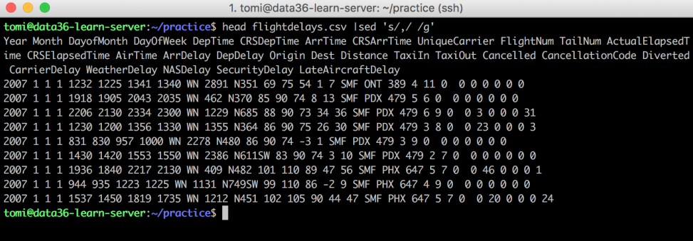 Data Coding 101 4 More Command Line Tools Sed Awk Join Date 0420