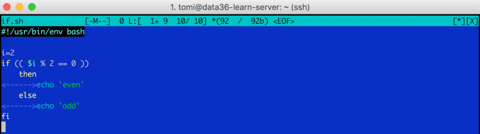 Variables, if statements and while loops in bash (Data Coding 101)