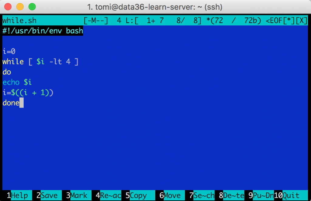 Variables If Statements And While Loops In Bash Data Coding 101 