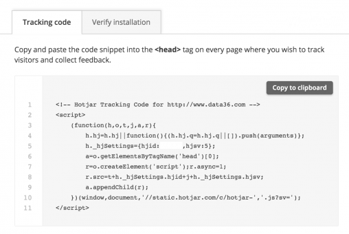 tracking code - Data36