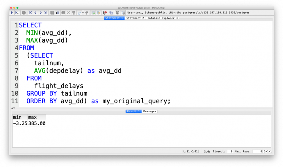 SQL for Data Analysis - Tutorial - ep6 - Some Advanced SQL stuff - Data36