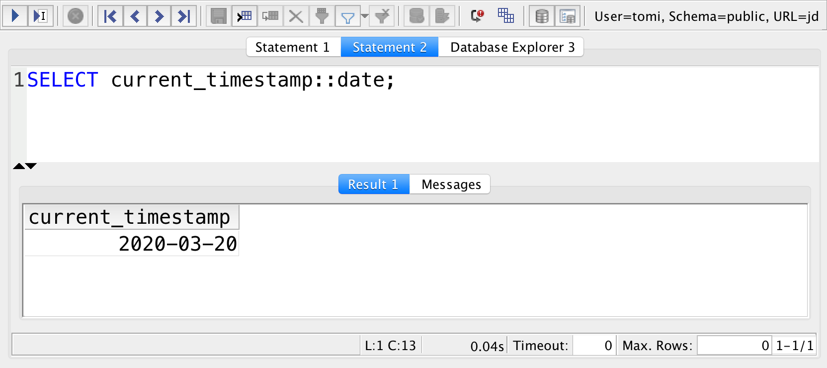 SQL Current Date and Time Month Year Etc In PostgreSQL