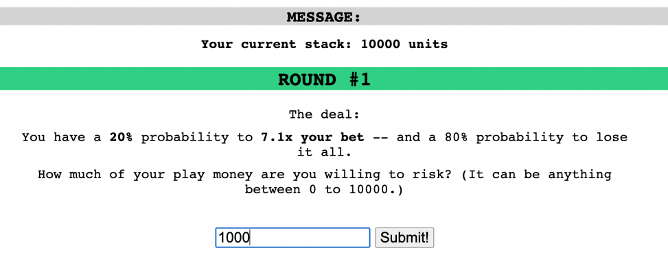 Expected Value (Formula, Explanation, Everyday Usage and a Game) Expected Value (Formula, Explanation, Everyday Usage and a Game)