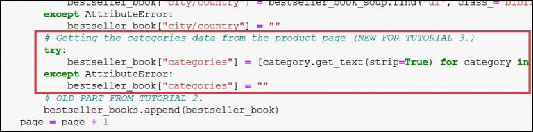 Beautiful Soup Tutorial 3. (Multiple product pages, various data points)
